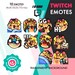 Twitch Pancake Emotes Set, 10 Cute Chibi Pancake Emotes Pack for ...