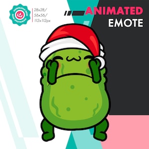 Animated Christmas Pickle Dance Emote, Cute Festive Gherkin Belly Dance ...