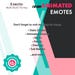 Animated Potato Emotes Pack 17, 5 Cute Potato Rip, Fart, Arrive Emote ...