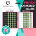 Animated Twitch Money Emote Cute Panda Money Emote for Twitch Youtube ...