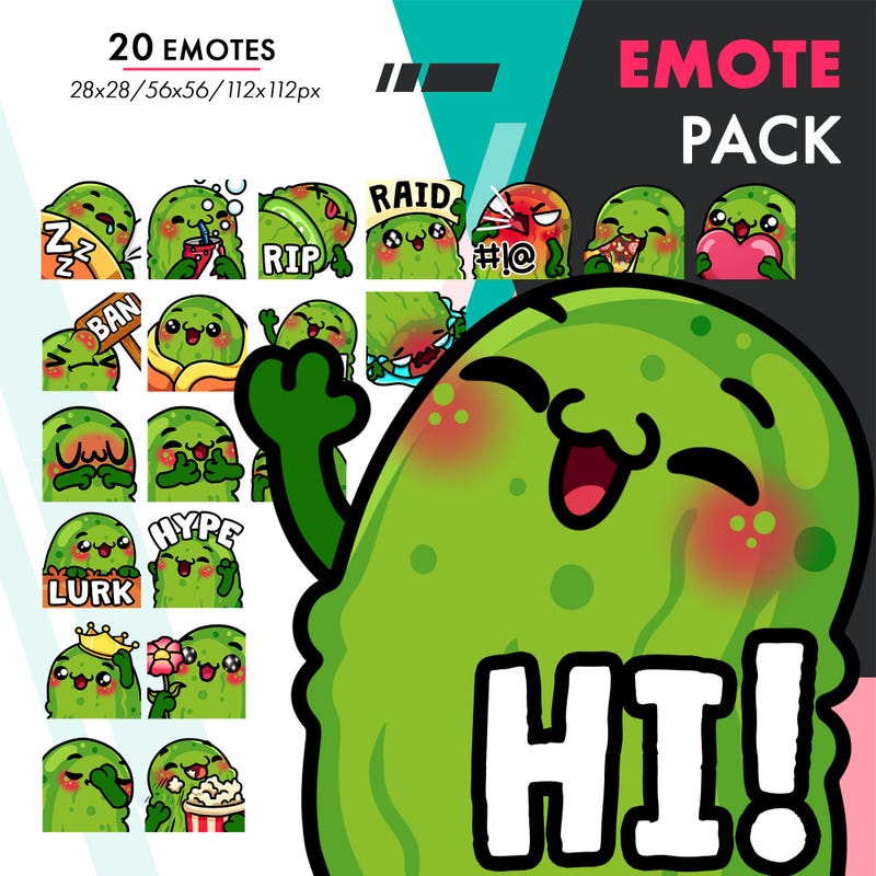 Twitch Emotes Raid Bundle - Etsy