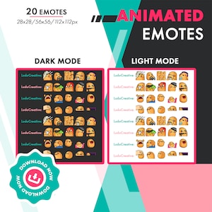 Mega Animated Potato Emotes Pack, 20 Cute Potato Steer, Bobble, Aim ...
