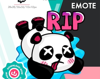 Animated Twitch Rip Emote Cute RIP Emote for Twitch Youtube Discord ...