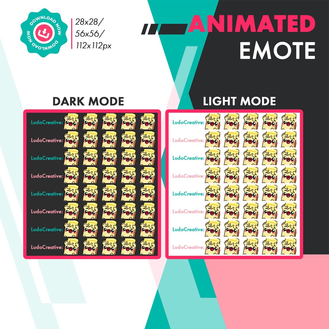 Animated Toast OMG Emote, Bread Animated Scream Emote for Twitch ...