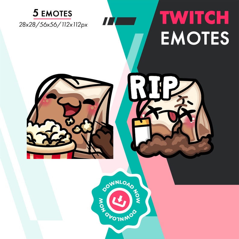Twitch Tea Bag Emote Pack Cute 5 Tea Cozy Blanket Raid Emote - Etsy