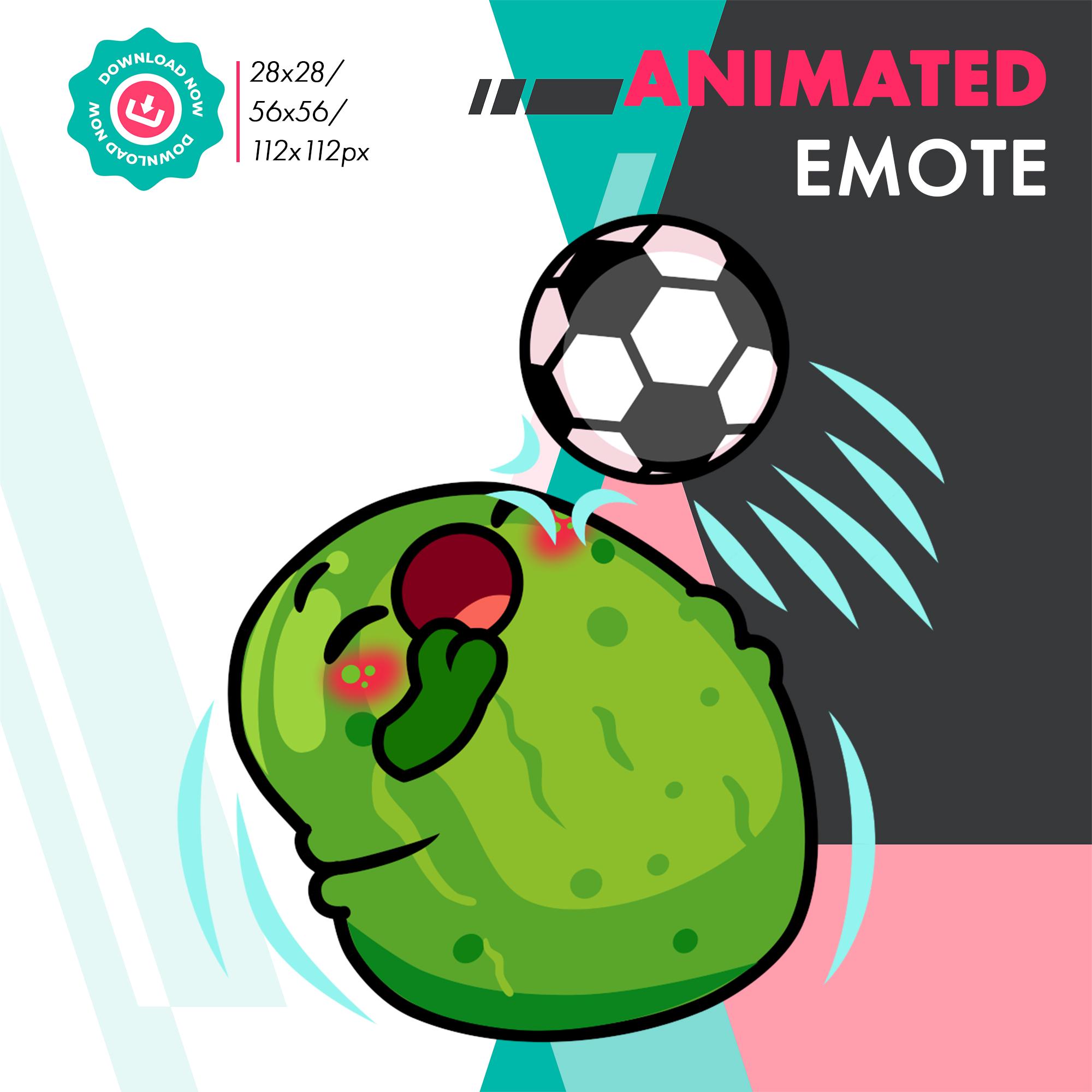 Animated Pickle Fall Down Emote, Cute Gherkin Drop Dance Emote for ...