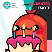 Animated Pickle Nodders Emote, Cute Pickle Emote for Twitch Youtube ...