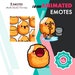 Animated Chicken Nugget Emotes Pack, 5 Cute Fried Chicken Steering ...
