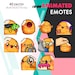 40 Animated Nugget Emotes Pack, Mega Cute Fried Chicken Steer, Wiggle ...