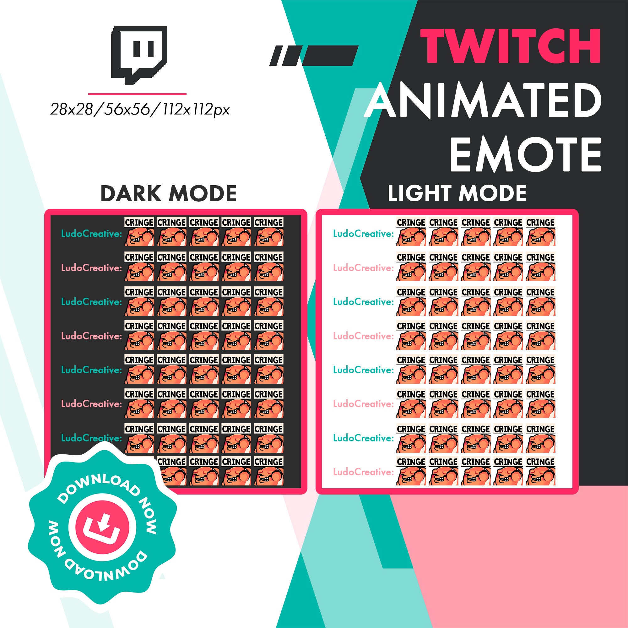 Animated Cringe Emote, Cute Clownfish Emote for Twitch Streamers - Etsy