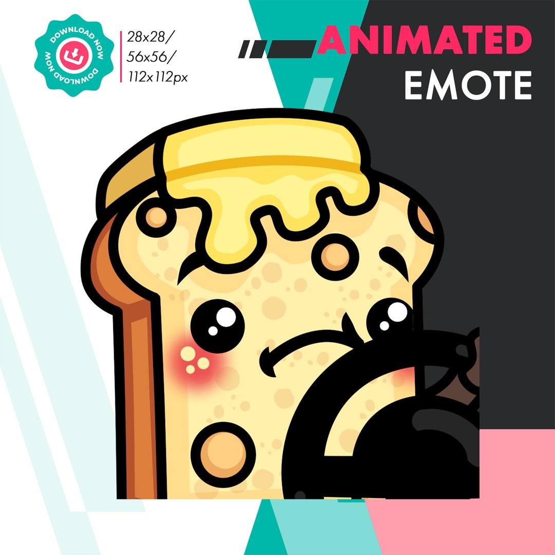 Animated Toast Emote, Animated Bread Steer Emote for Twitch Streamers - Etsy