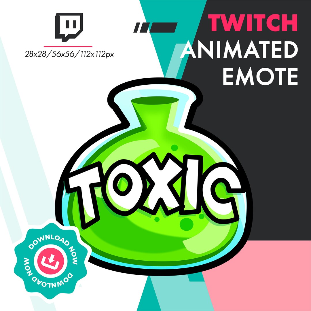 Animated Twitch Toxic Emote | Cute Viper Emote for Twitch Youtube ...
