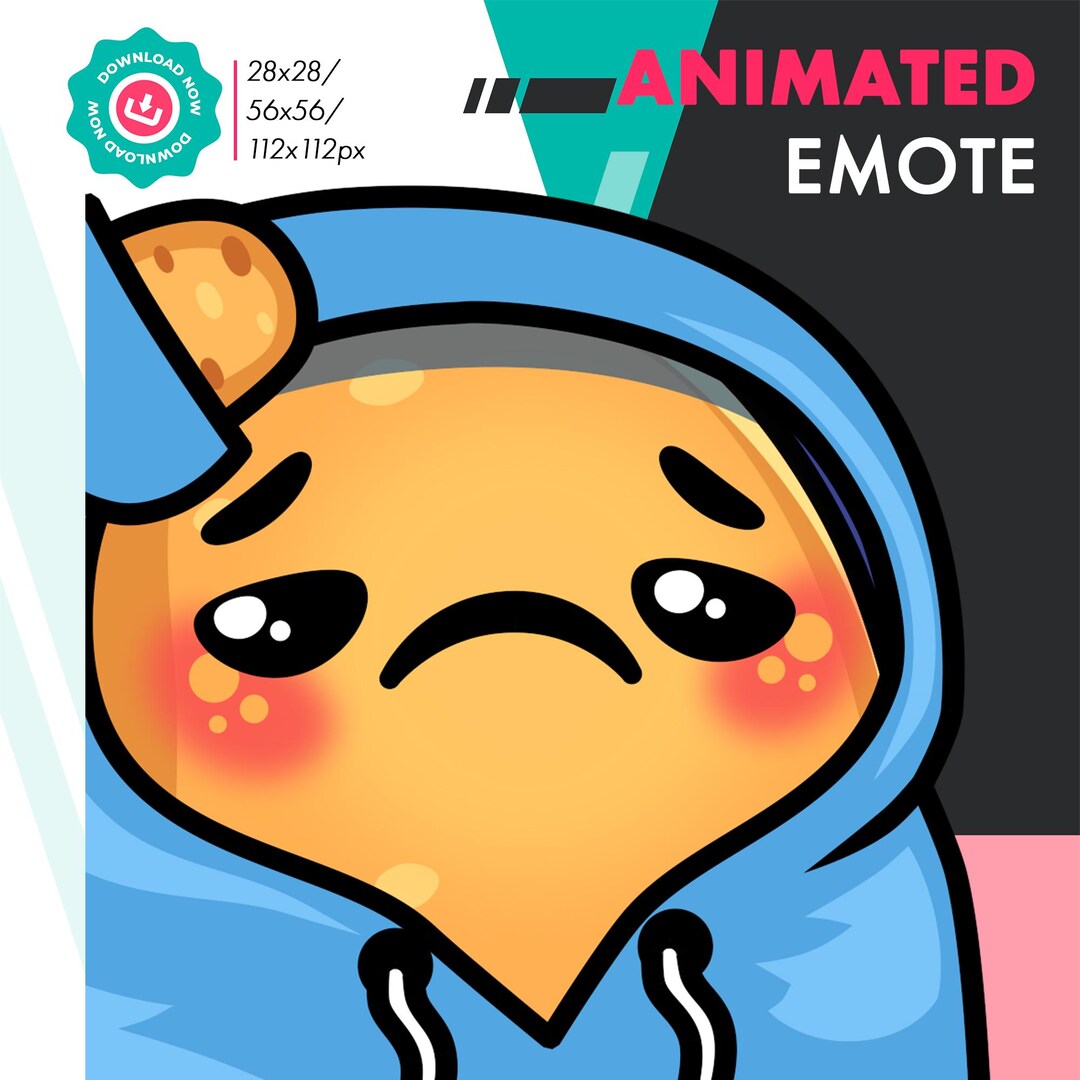 Animated Potato Hoodie Emote, Animated Potato Depressed Emote for ...