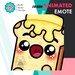 Animated Toast OMG Emote, Bread Animated Scream Emote for Twitch ...