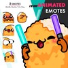 Animated Pickle Eyebrows Emote, Cute Gherkin Face Emote for Twitch ...