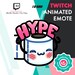 Animated Twitch Emote Cute Toilet Paper Hype Emote for Twitch Youtube ...