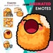 Animated Cheese Emotes Pack, 5 Cute Cheddar Slice Wiggle, Steer, Dance ...