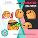 Animated Potato Emotes Pack 3, 5 Cute Potato Blanket, Dance, Money ...