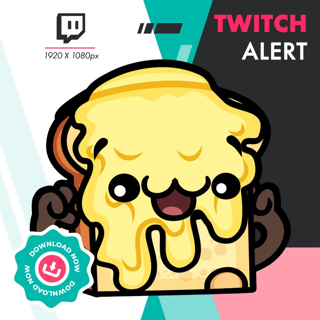 Twitch Toast Alert, Animated Cute Bread Alert for Twitch Streamers - Etsy