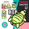 Twitch Toast Emote Pack Cartoon Bread Rage, Knife, Hi, Cozy Blanket ...