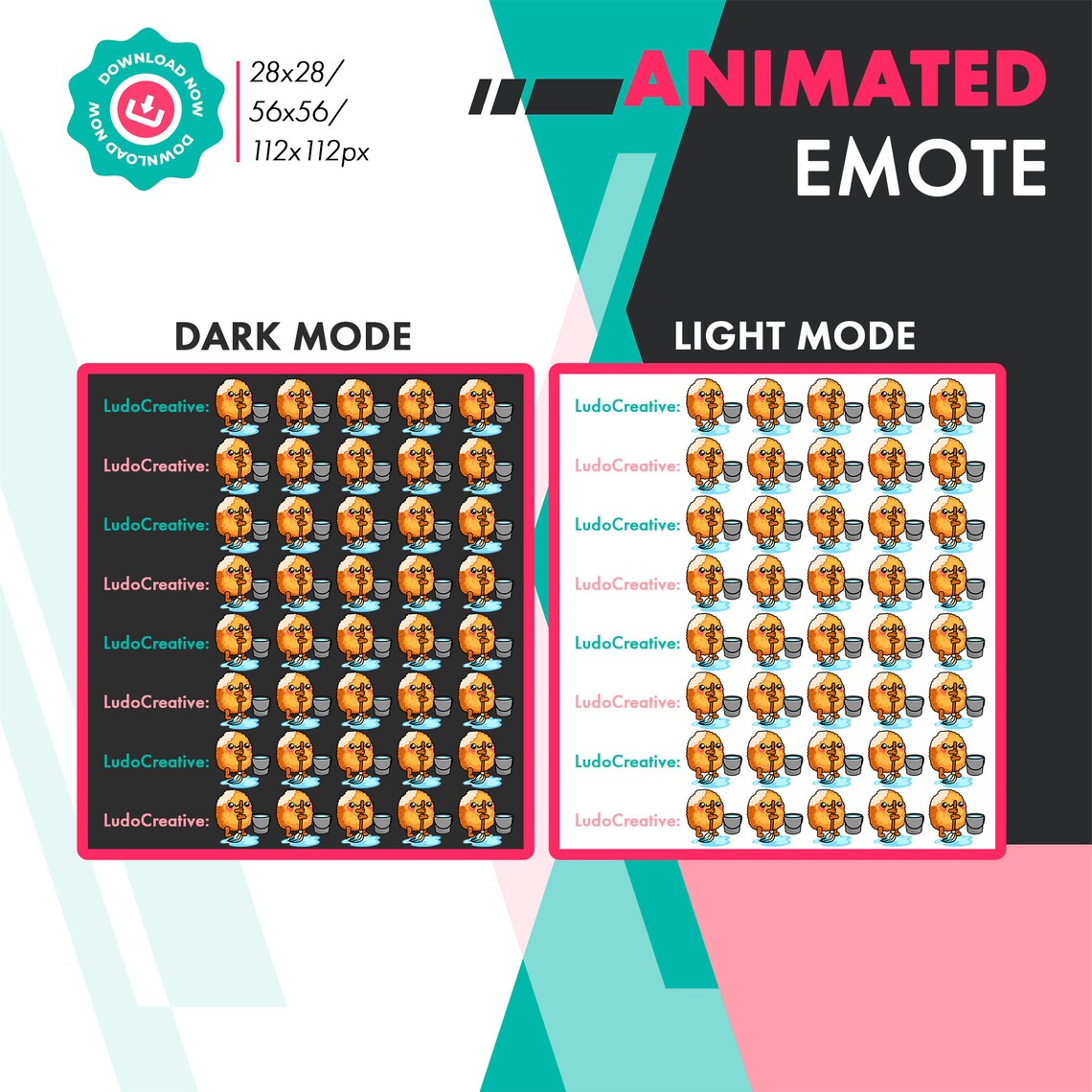 Animated Chicken Nugget Clean Emote, Cute Fried Chicken Mod Time Emote ...