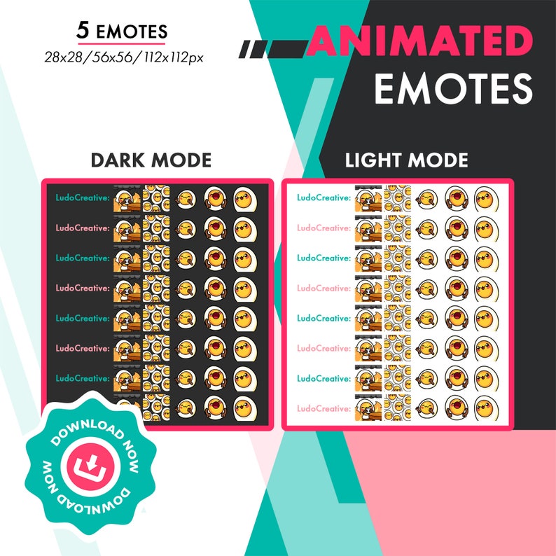 Animated Boiled Egg Emotes Pack, 5 Cute Egg Wiggle, Raid, This is Fine ...