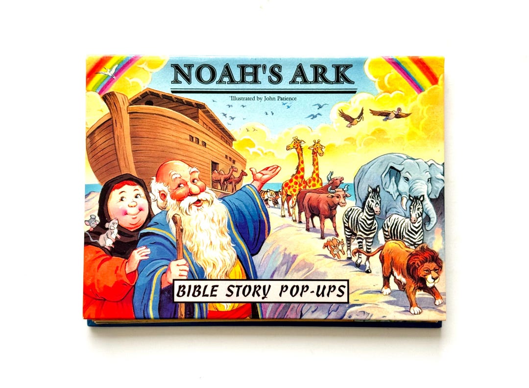Noahs Ark, Bible Story Pop-ups, Illustration John Patience, Pop up Book ...