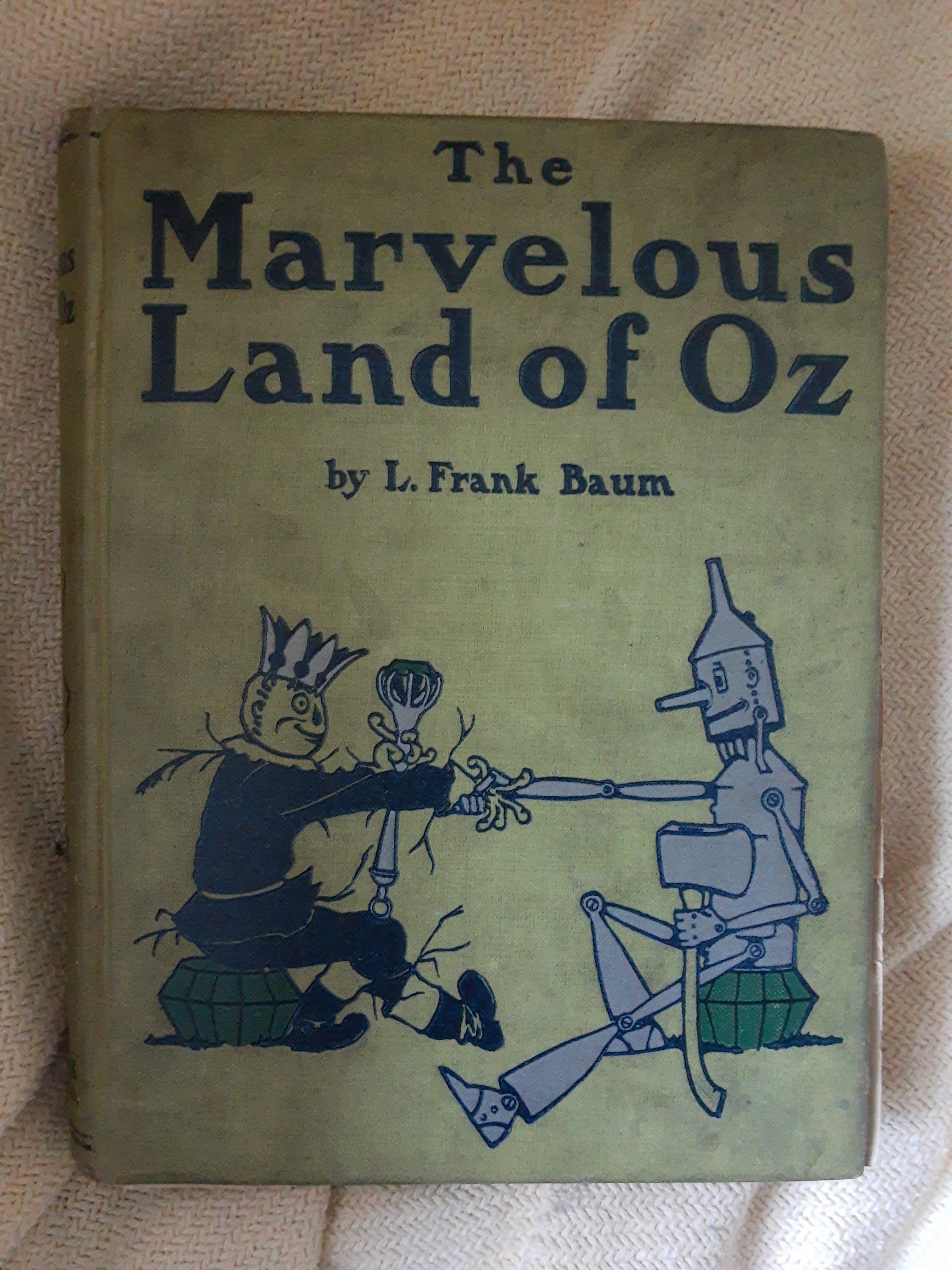 The Marvelous Land of Oz 1st Edition, 1st State Reilly & Britton 1904 L ...