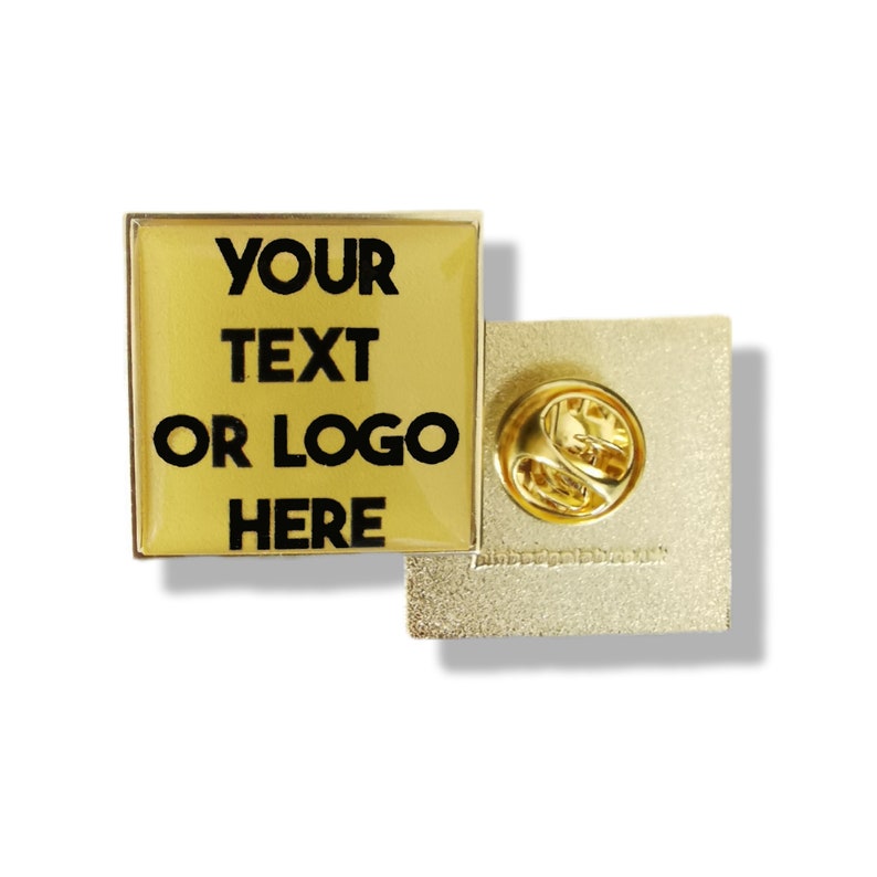 25mm Custom Metal Lapel Pin Badge Personalised With Your - Etsy UK