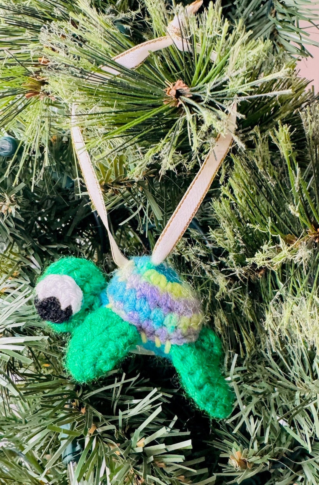 CHRISTMAS Ornament - Squirt the Turtle With Big Eyes - Etsy