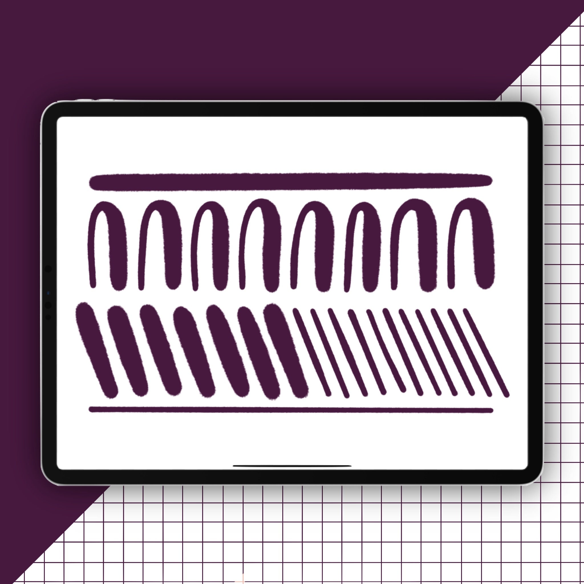 Olivia Splotchy Ink Procreate Lettering Brush | Procreate Brushes ...