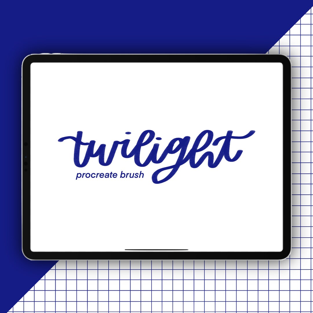 Twilight Textured Flat Procreate Brush | Digital | Texture | Brushes | Pad | Apple Pencil ...