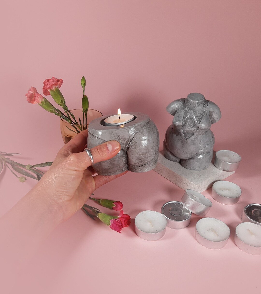 Fat Booty Tealight, Goddess Venus Hips and Goddess Venus Sculpture ...