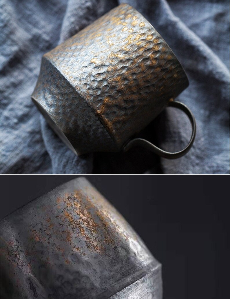 Ceramic Coffee Cup Cappuccino Mug Bronze Tea Cup - Etsy