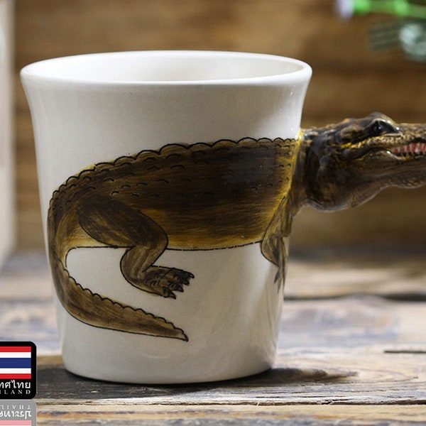 Ceramic Crocodile - Etsy
