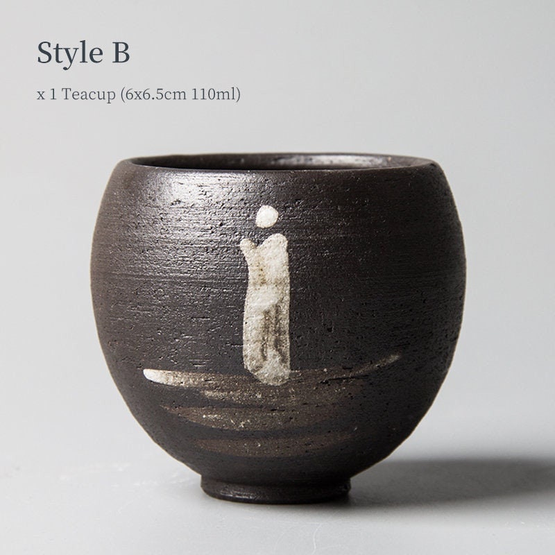 Ceramic Teacup Zen Pottery Kung Fu Cup 110 Ml - Etsy