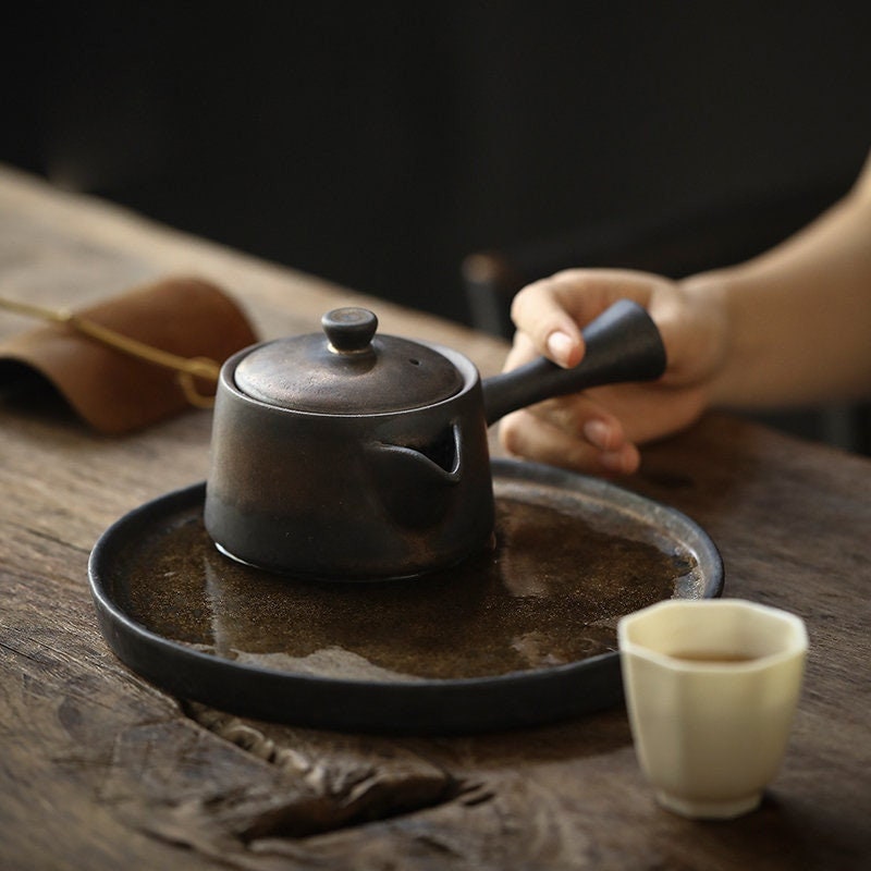 Ceramic Kyusu Teapot Traditional Kung Fu Tea Pot - Etsy