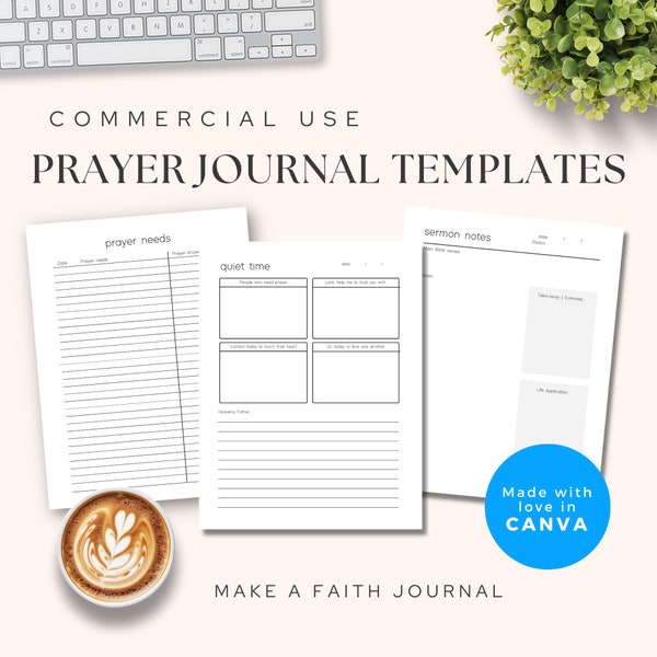 Faith Journal Template - Etsy