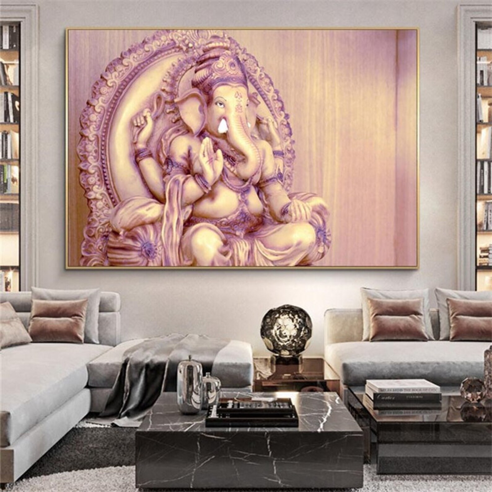 197 Ganesha Painting Ganesh Canvas Painting Ganesha Prints - Etsy