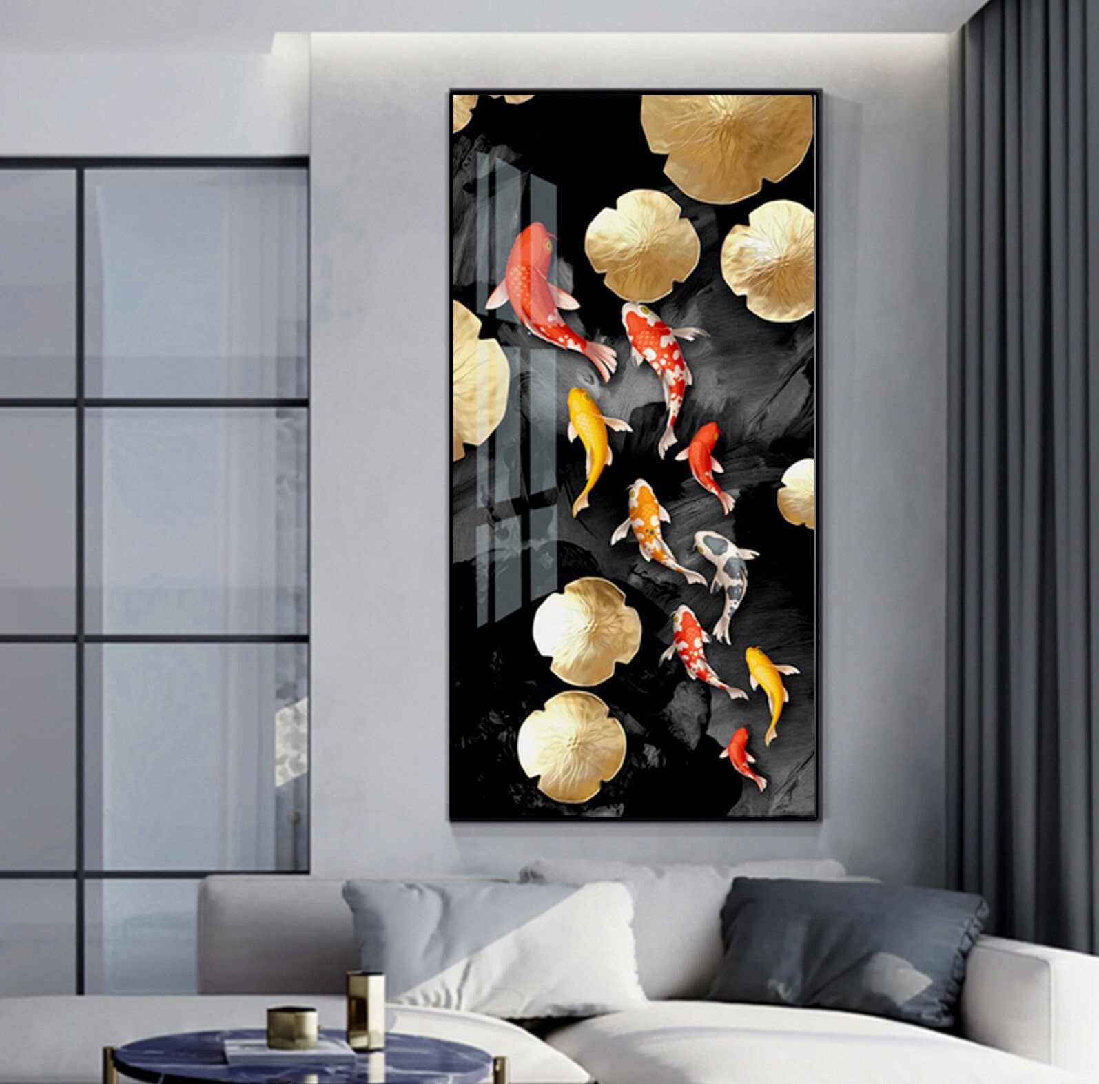 238 10 Koi Fish Art, Koi Fish Artwork, Koi Fish Wall Art, Fish Print ...