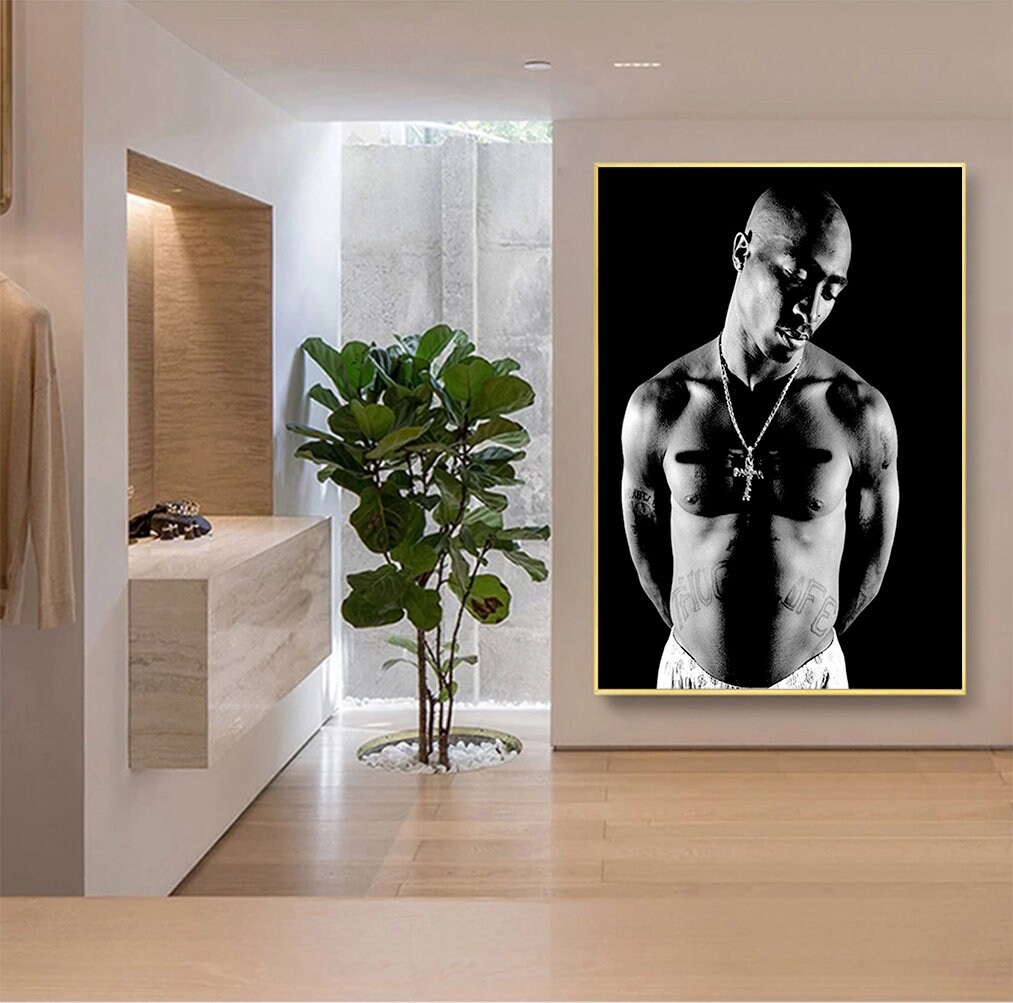 252 2pac Painting Tupac Poster Hip Hop Wall Art Rappers - Etsy