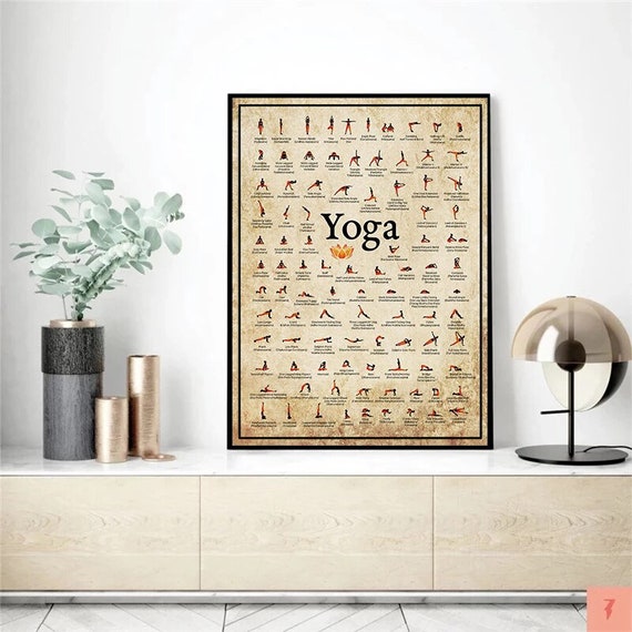 189 Yoga Painting Yoga Poster Yoga Artwork Yoga Print - Etsy