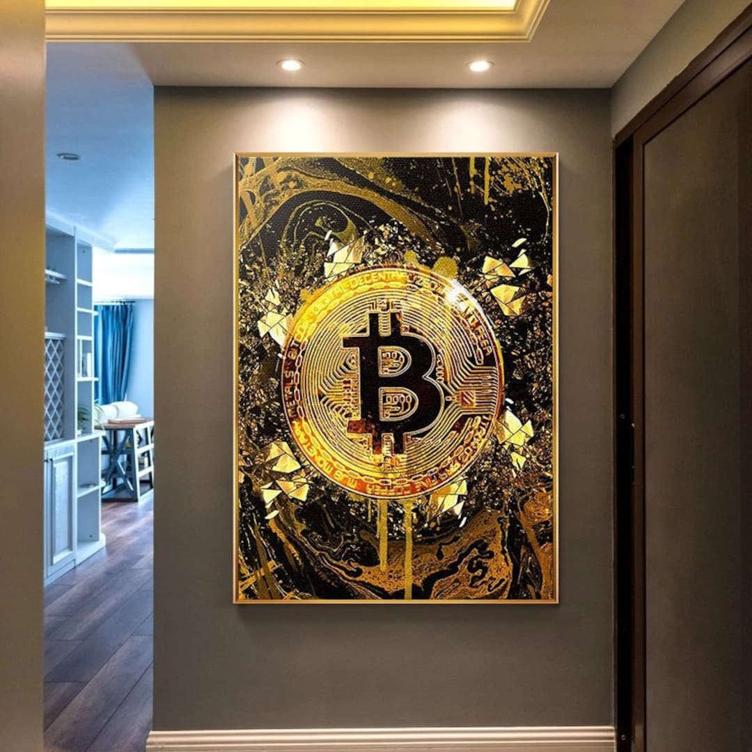 244 Bitcoin Wall Art Bitcoin Print Bitcoin Poster Crypto Wall Art ...