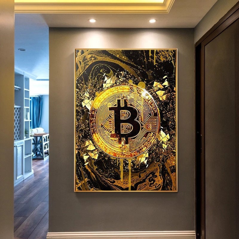 244 Bitcoin Wall Art Bitcoin Print Bitcoin Poster Crypto Wall Art ...