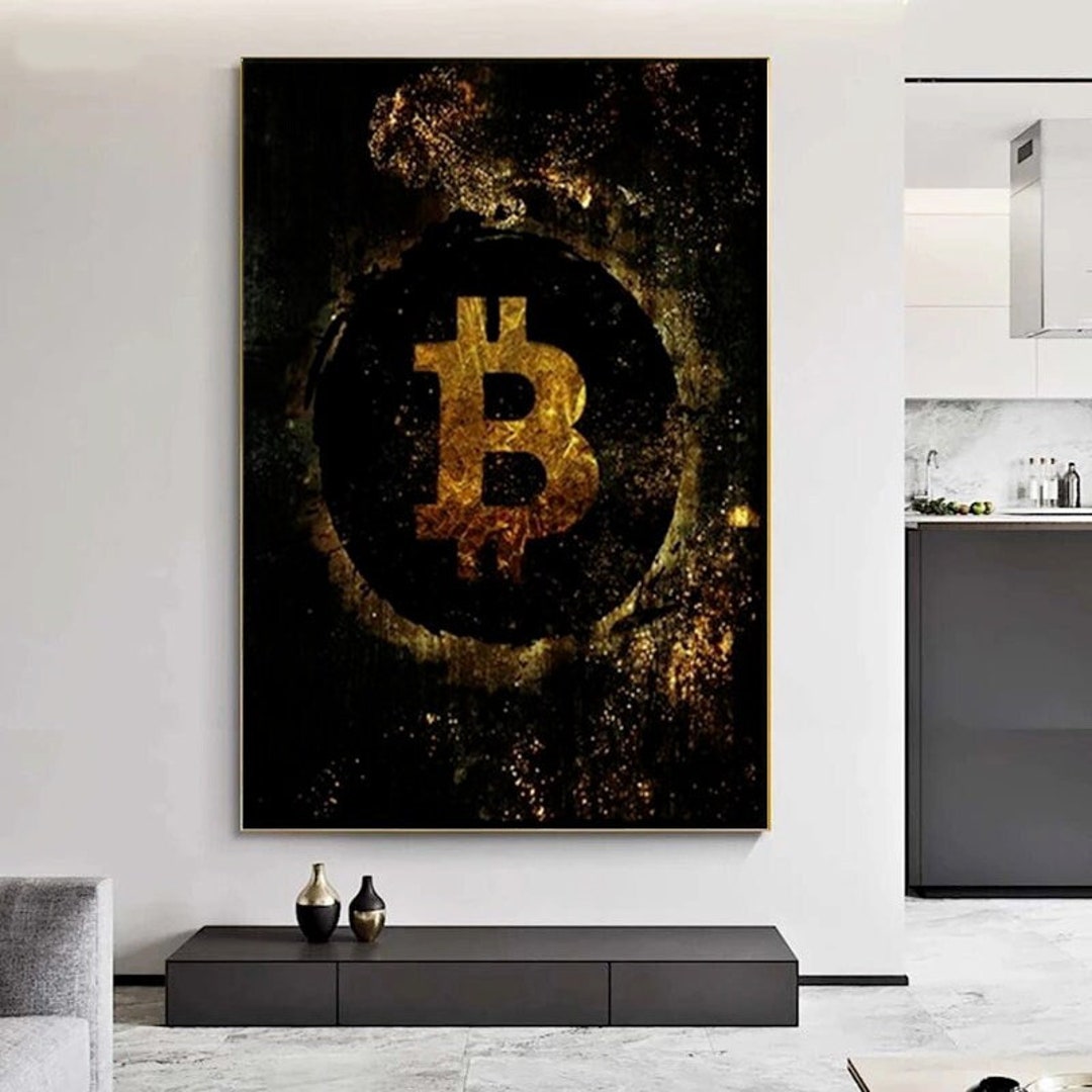 248 Bitcoin-Wandkunst Bitcoin-Druck Bitcoin-Poster Krypto-Wandkunst ...