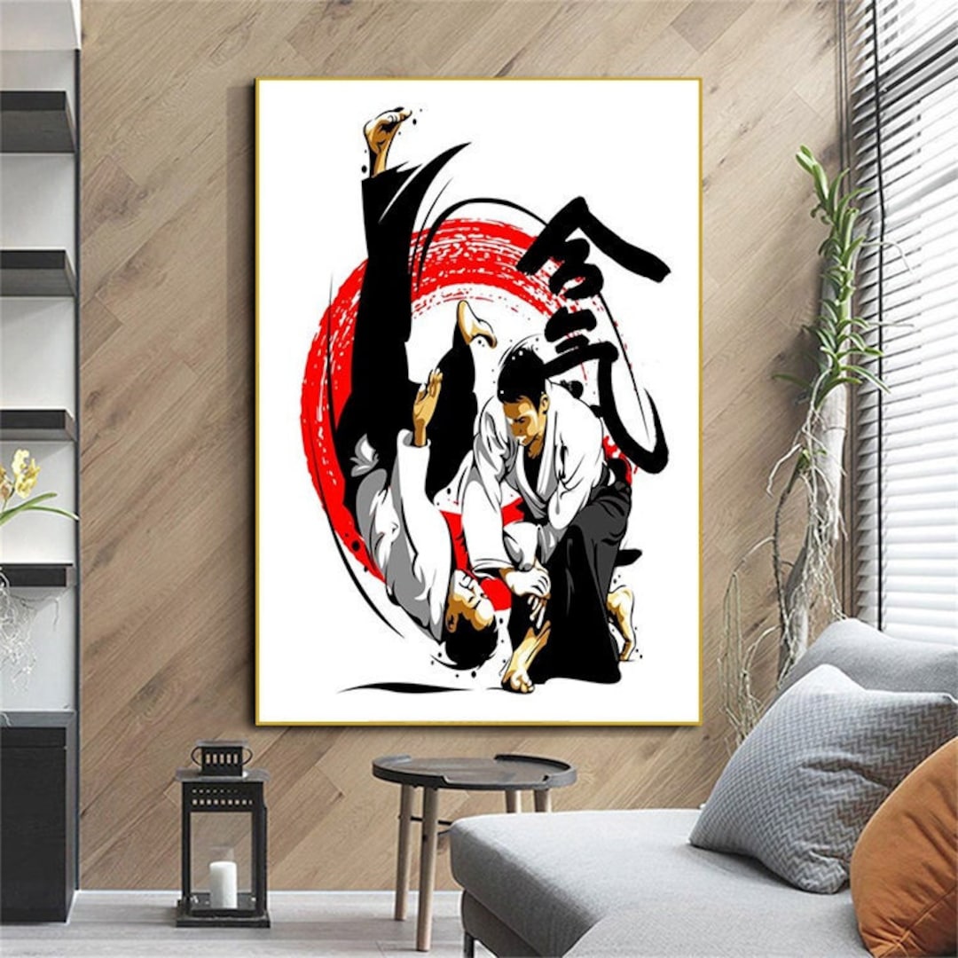 191 15 Judo Poster, Judo Throw Poster, Martial Art Artwork, Martial Art ...