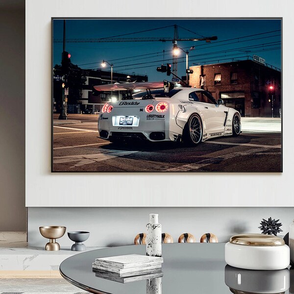 Nissan gtr r35 canvas - Etsy France