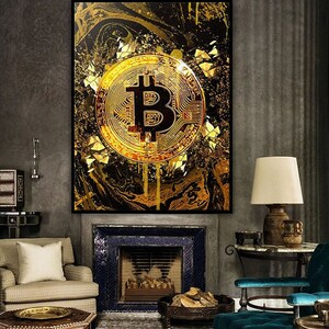 244 Bitcoin Wall Art Bitcoin Print Bitcoin Poster Crypto Wall Art ...
