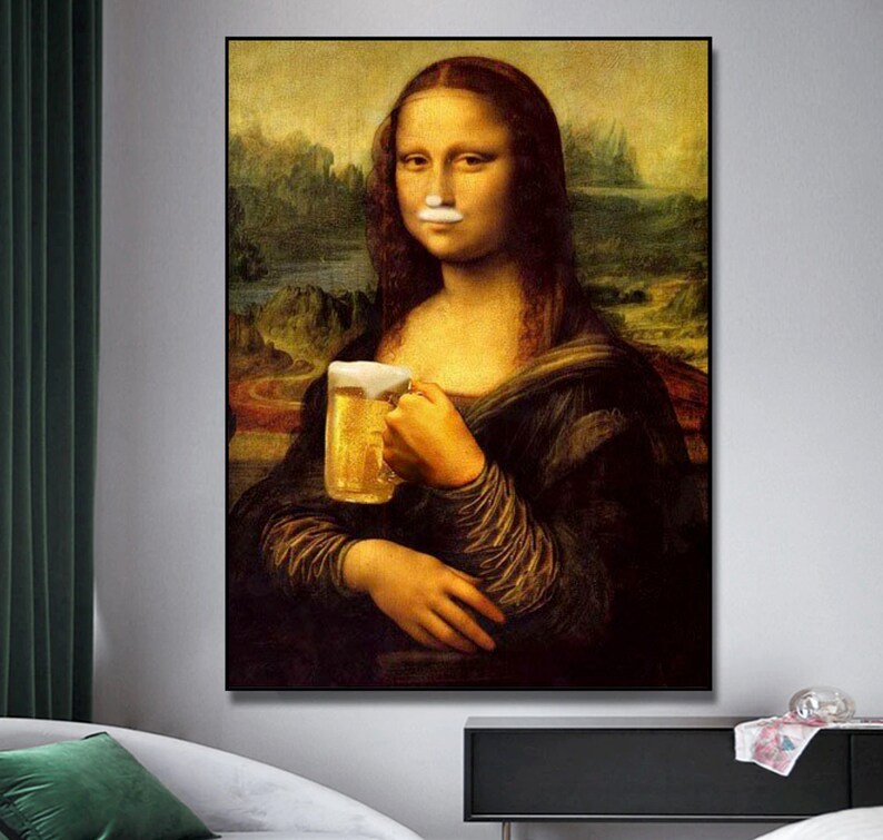 91 Mona Lisa Reproduction Print Da Vinci Print Da Vinci | Etsy