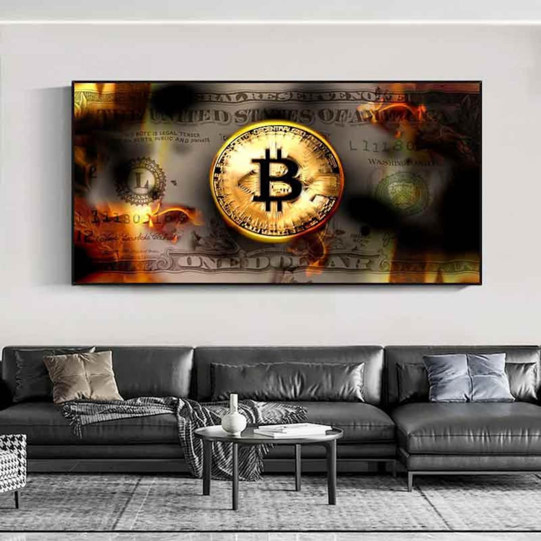 249 Bitcoin Wall Art Bitcoin Print Bitcoin Poster Crypto Wall Art ...